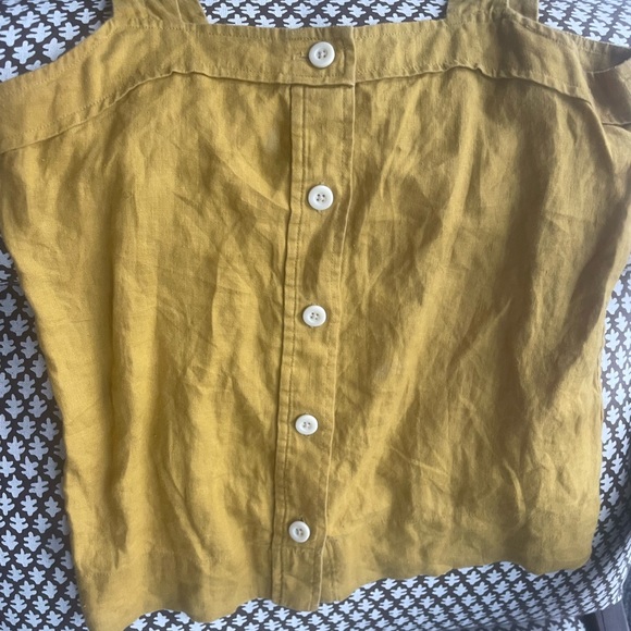 Everlane | Tops | Everlane Picnic Top Mustard | Poshmark